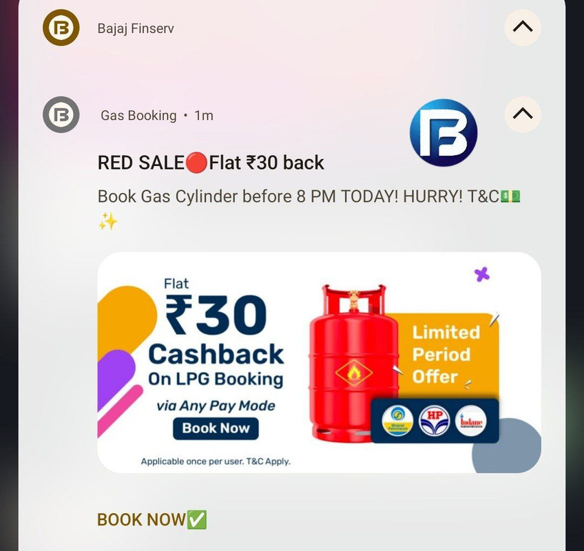 Gas Booking Offers : Cashbacks and Discounts on LPG booking - NvTechMania