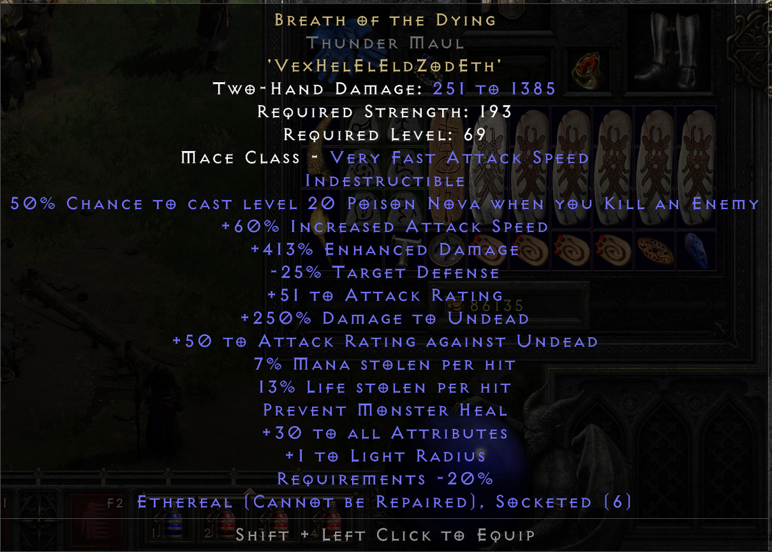 413/13 Ebotd Thunder Maul - Topic - d2jsp