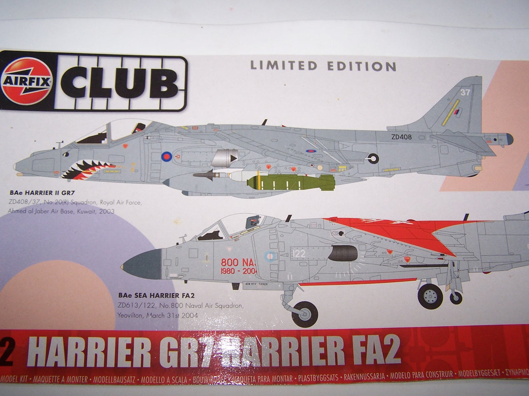 Tim's Airfix 1/72 Harrier GR7 - COMPLETED - Bomber/Strike/Ground Attack ...