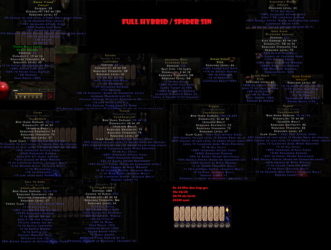 Ready To Duel Full Hyb/spider Sin - Topic - d2jsp