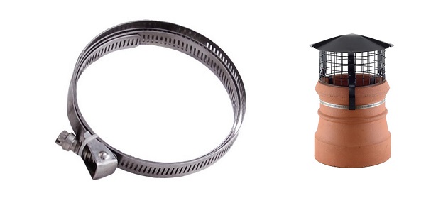 Chimney Cowl Replacement Fixing Strap - Jubilee / Metal Strap for ...