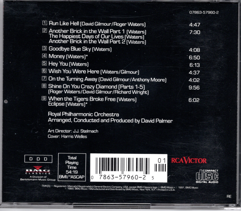 Pink Floyd Orhestral Maneuvers CD back — Postimages