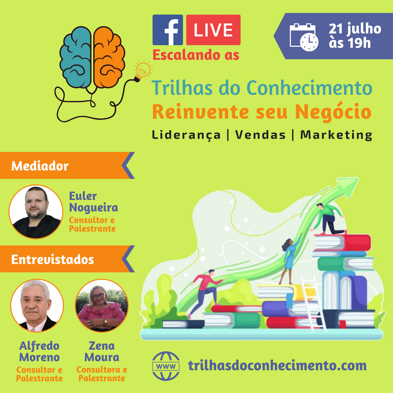 Live Escalando as Trilhas do Conhecimento - online - Sympla