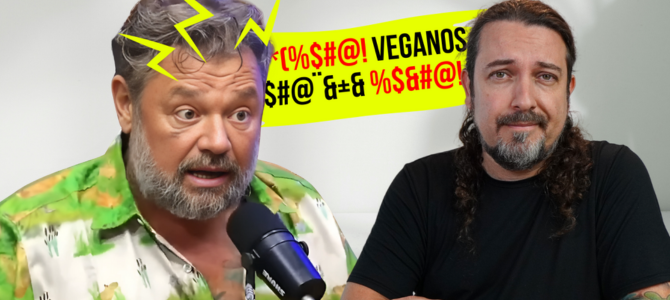 Richard Rasmussen passa dos limites ao atacar veganos
