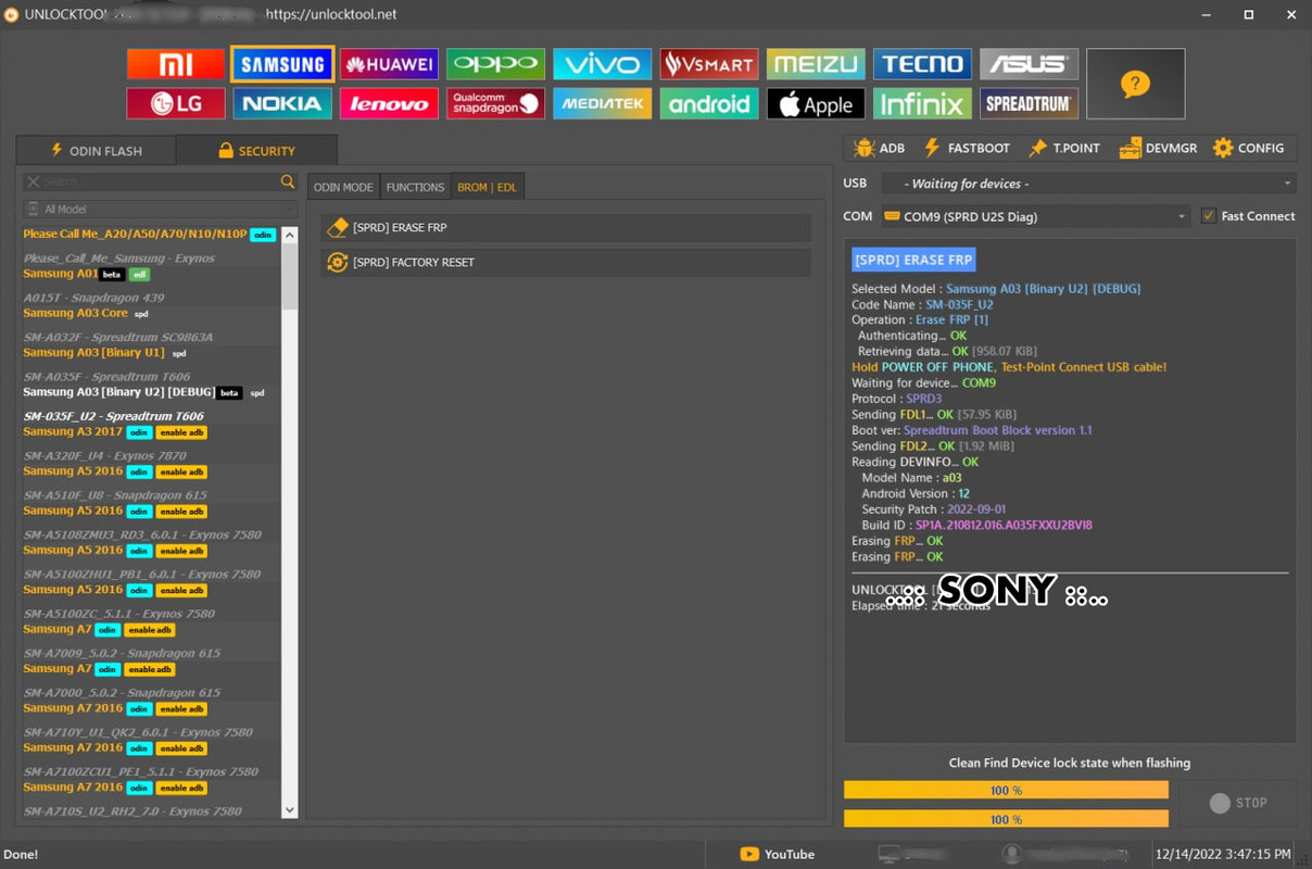 GSM-Forum - Samsung A03 SM-035F [Spreadtrum] U2 Done