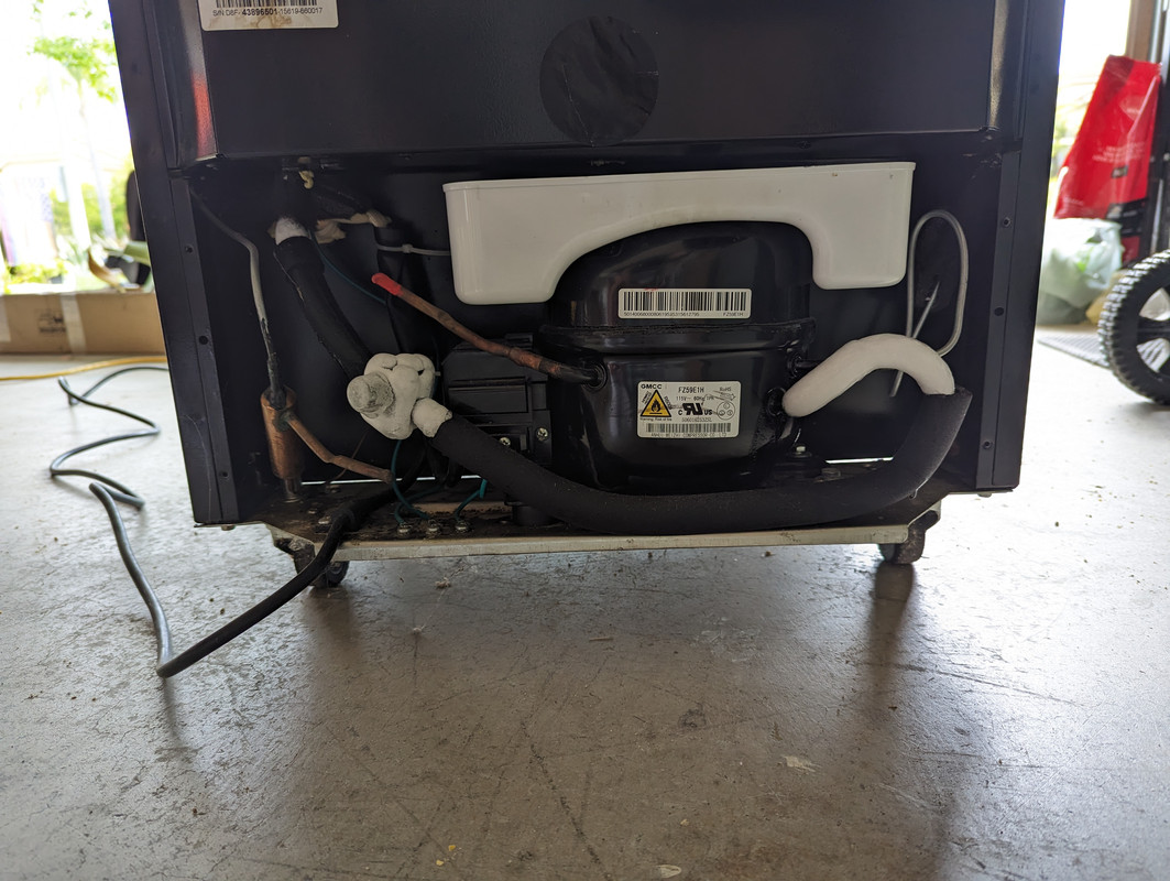 Mini fridge continuously running after recharge : r/appliancerepair