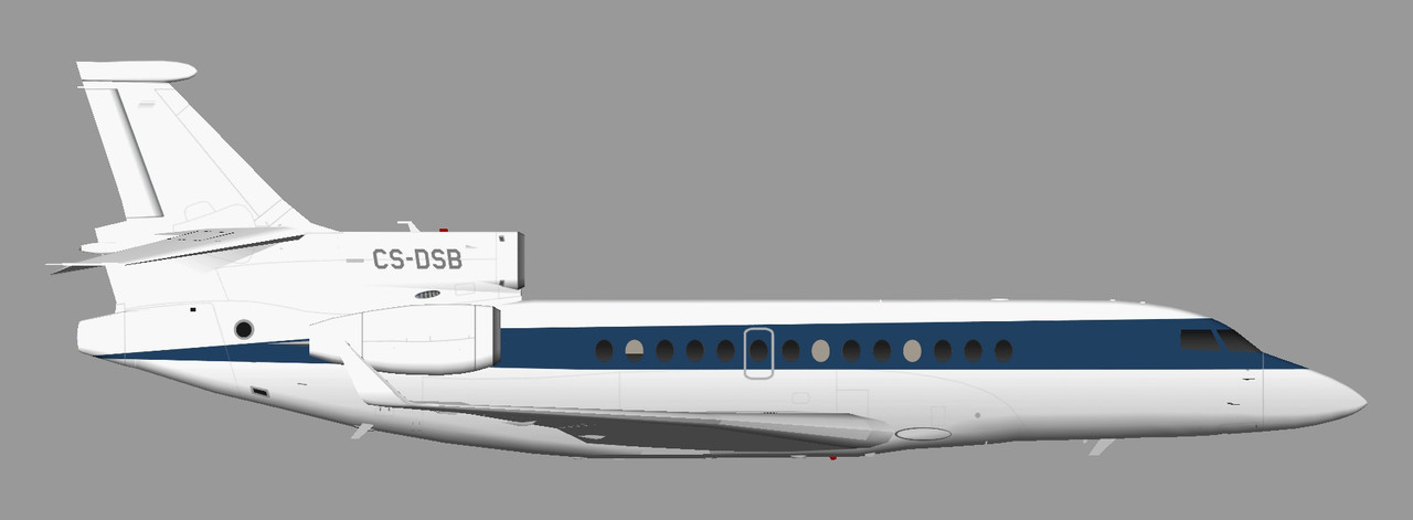 Dassault Falcon 7X NetJets Europe CS-DSA + CS-DSB + CS-DSC – Azure AI