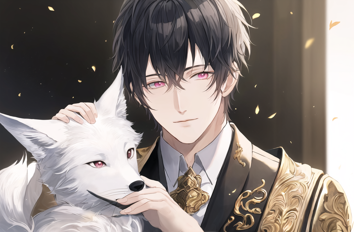 00332 757100239 ((masterpiece)),((( best quality))),(( ultra detailed)),(white hair),black hair ...