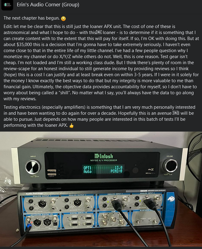 Erin's Audio Corner - Plans to ABX Amplifiers - Speakers • Canuck Audio ...