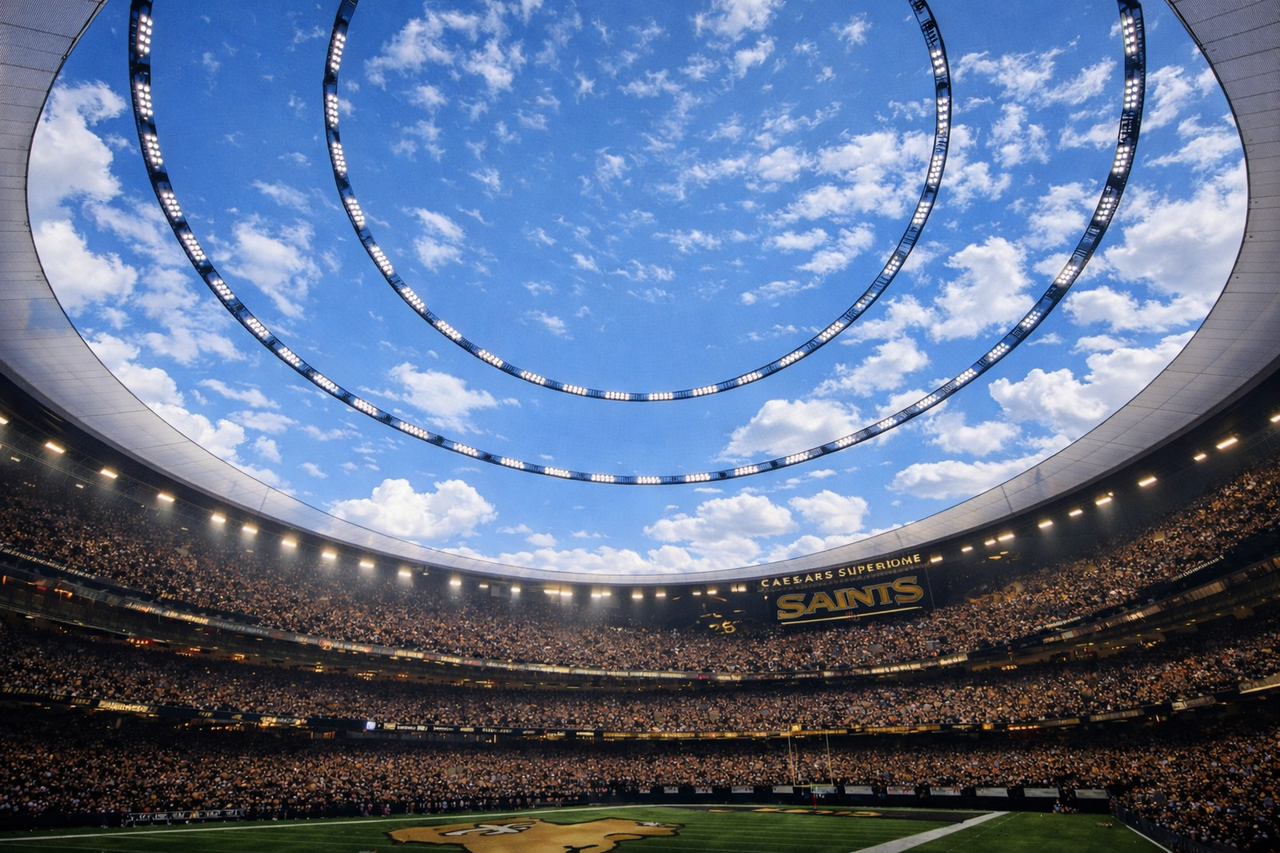 Superdome Reimagined. - Concepts - Chris Creamer's Sports Logos ...