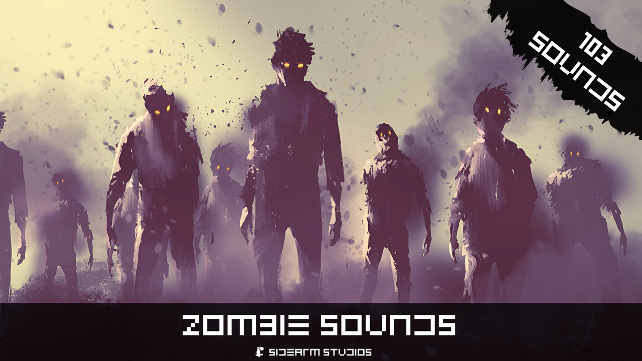 Zombie Sounds Pro SFX 2025 - Free Daz 3D Models
