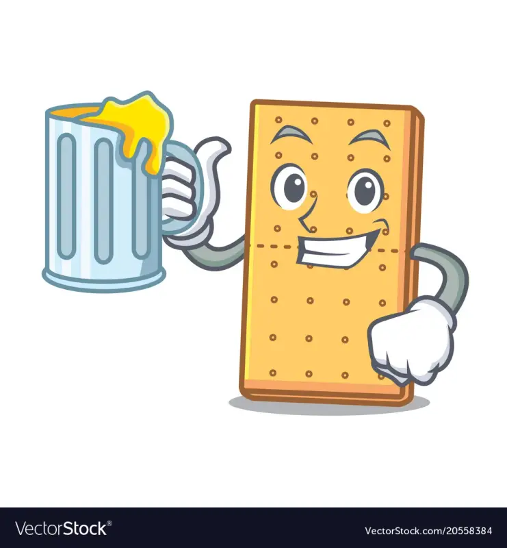 juice graham cookies mascot cartoon vector 20558384 — Postimages