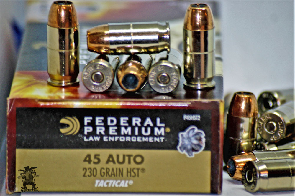 Federal HST.45 ACP 230 Grain Tactical 45acp HST® LE JHP Nickel Brass 50 ...