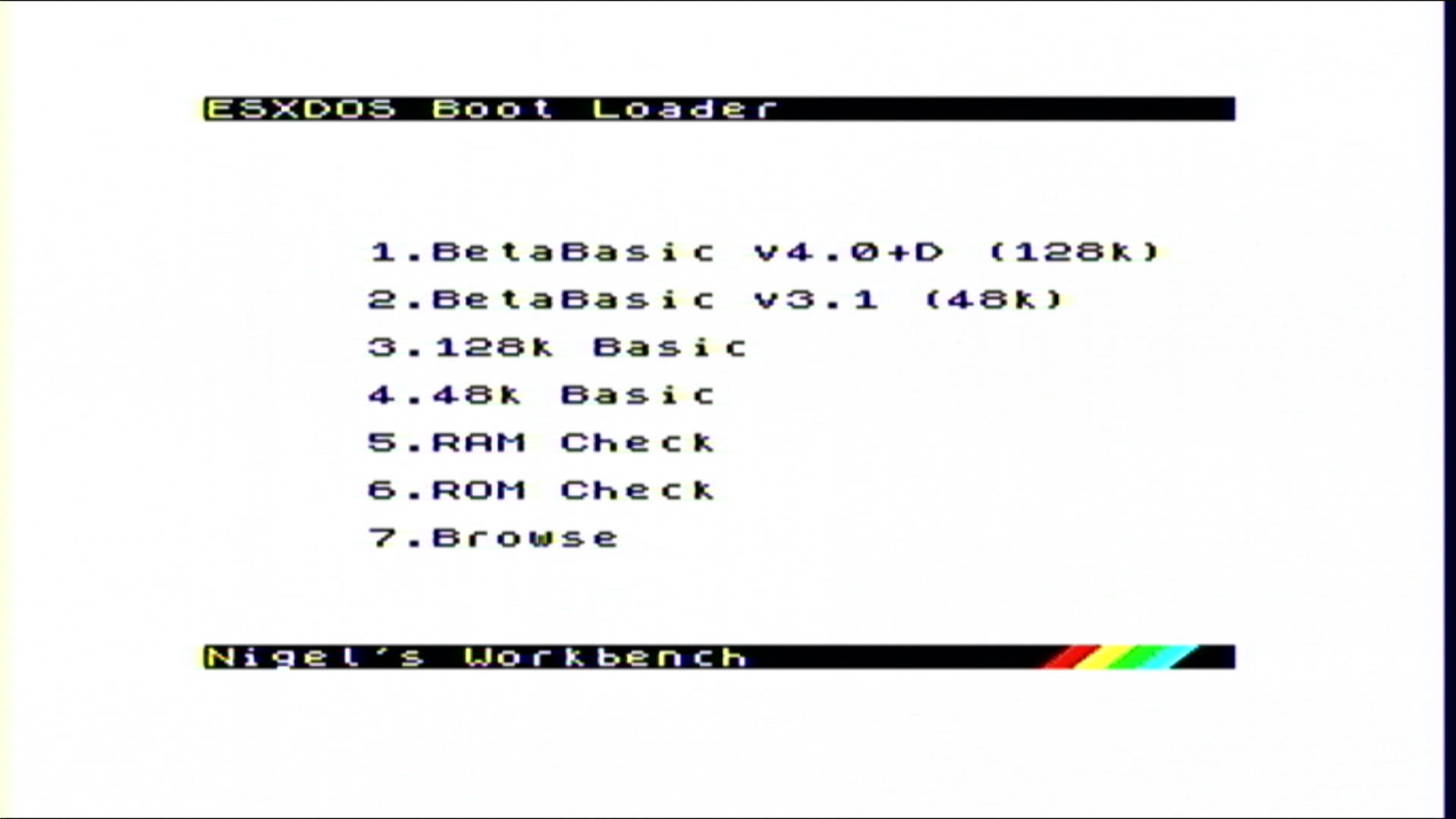 Esxdos boot loader — Postimages