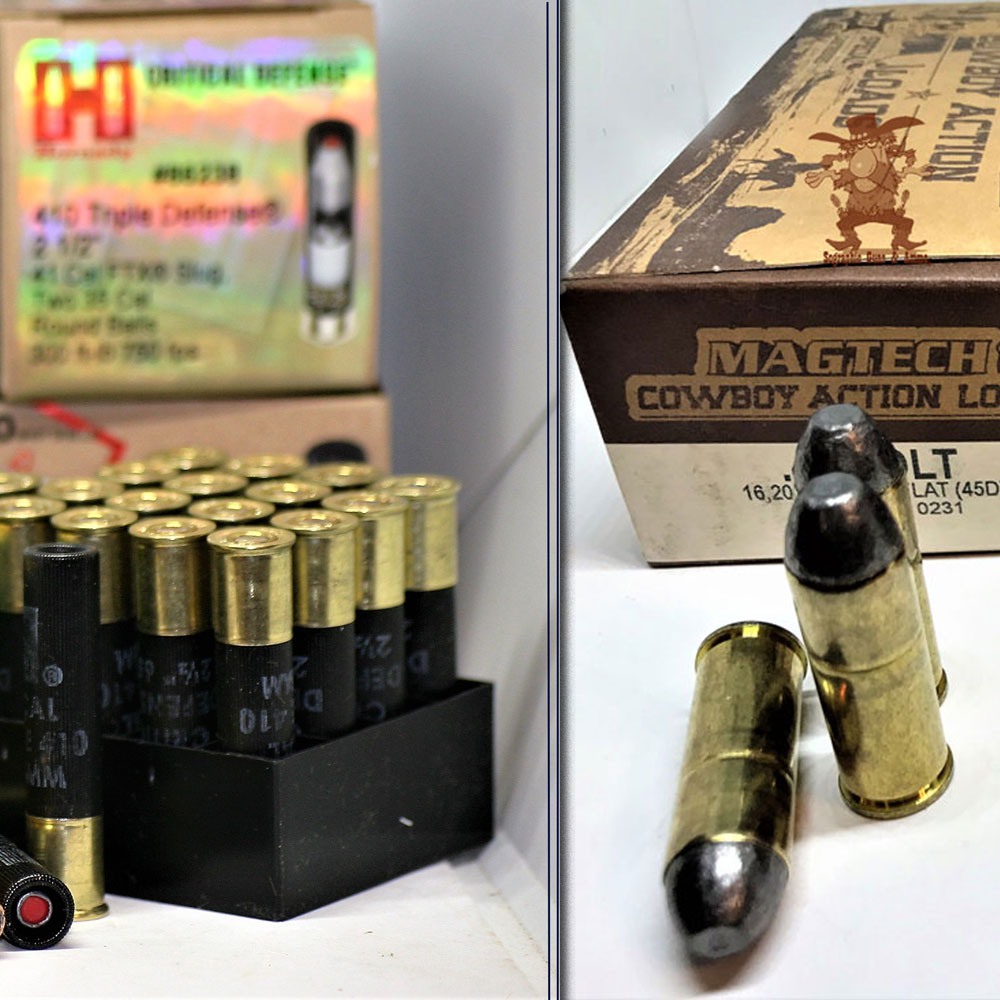 410 45 LC Combo MAGTECH COWBOY 45 COLT + Hornady Critical Defense 410 ...