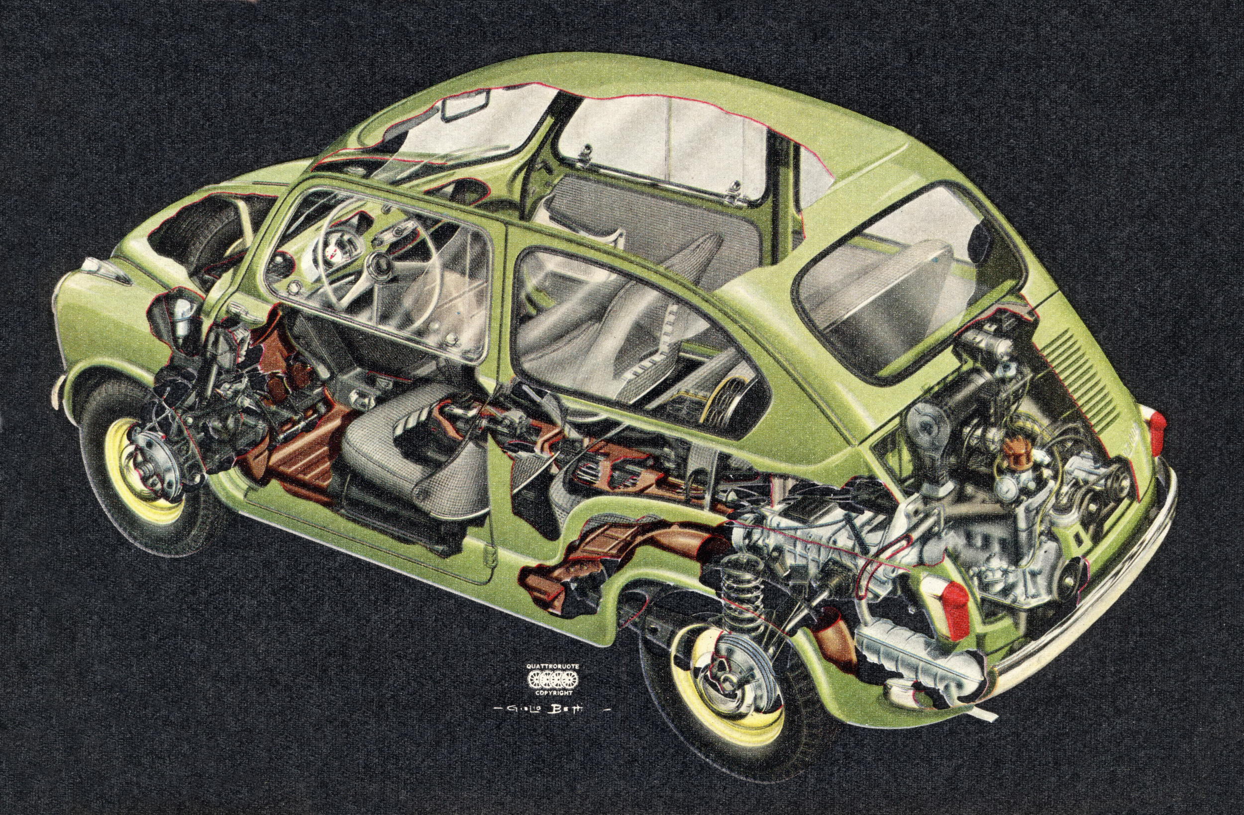 Fiat 600 1955 by Giulio Betti — Postimages