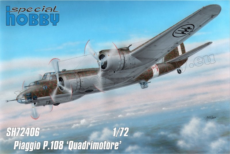 1/72 - Piaggio P.108B "Quadrimotore" by Special Hobby - re-released ...