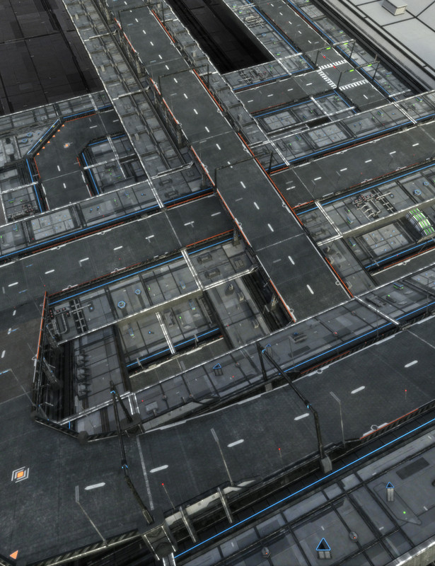 Cyber City Road Kit 2025 - Free Daz 3D Models