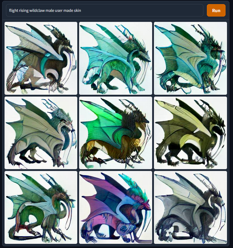 AI generated FR skins - take a look :p | Flight Rising Discussion | Flight Rising