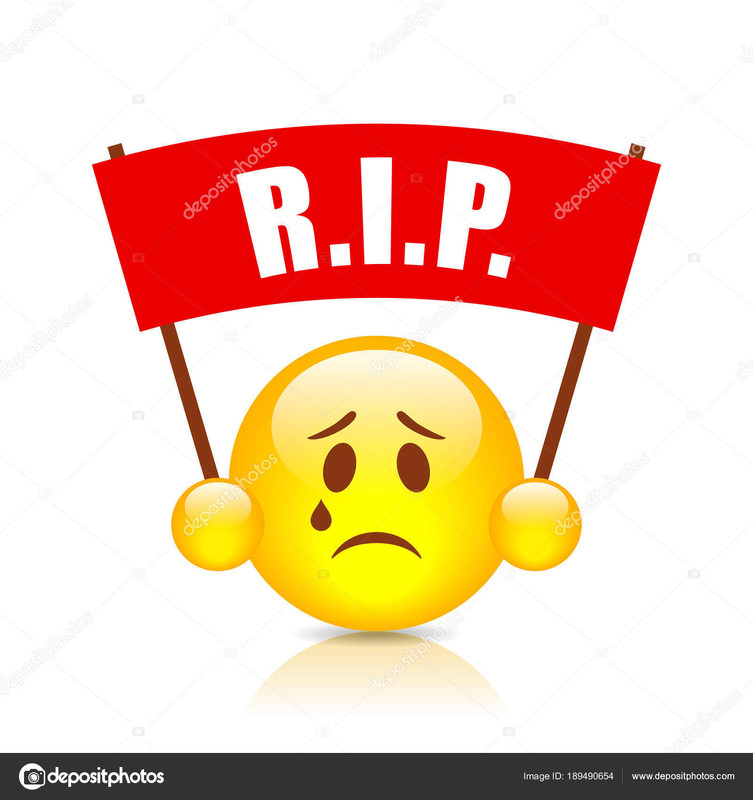 depositphotos 189490654 stock illustration rip vector emoticon — Postimages