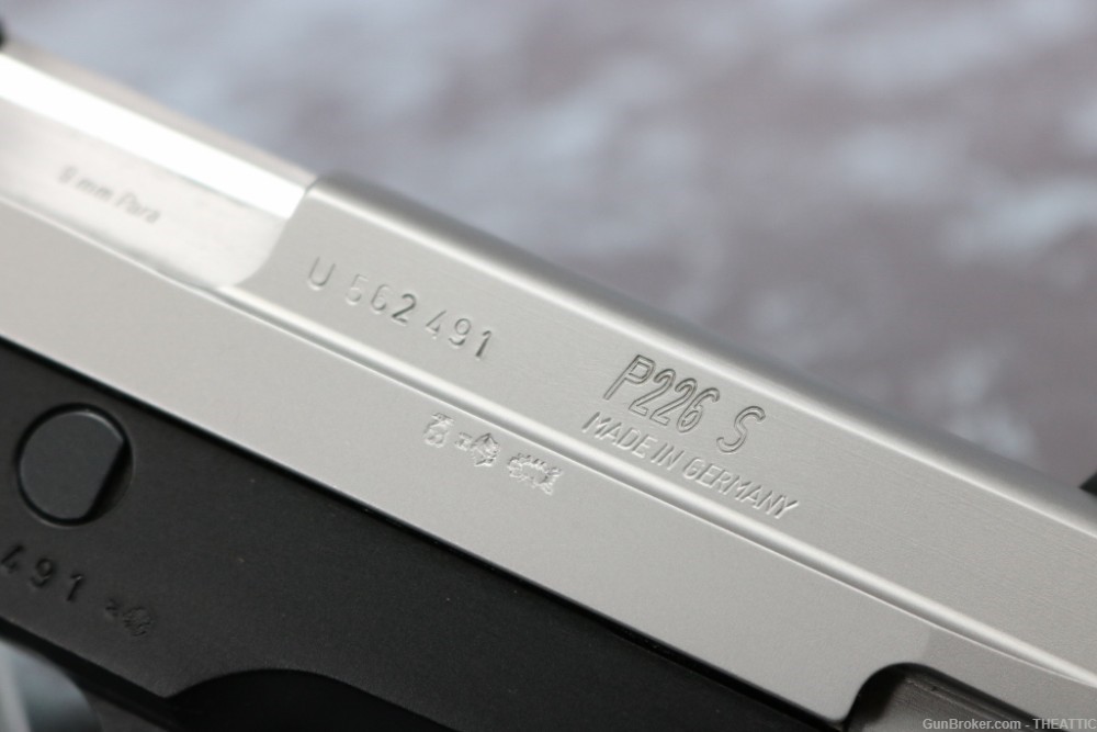 Early stainless slide P226 | SIG Talk