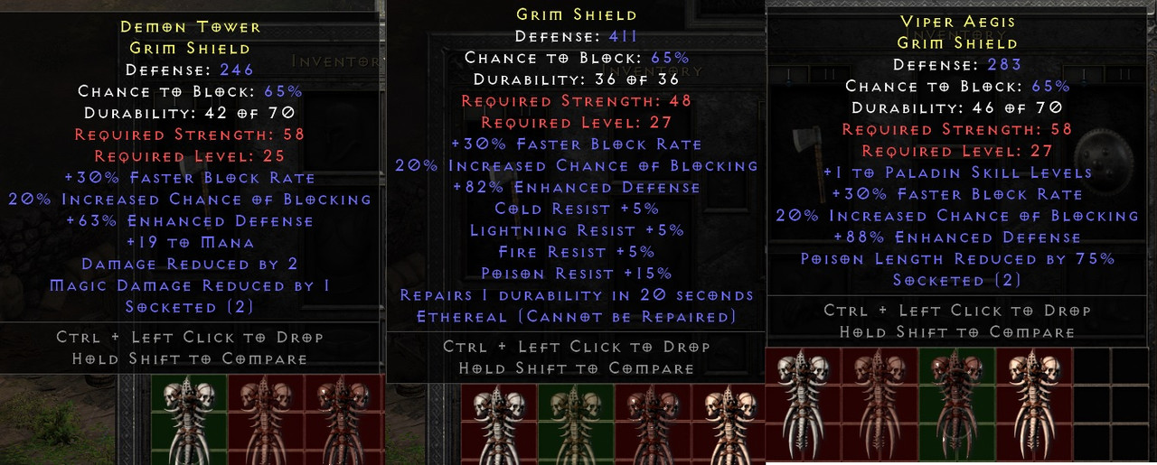 Iso Erep Grim Shield 30/20 1os Or 2os - Topic - d2jsp