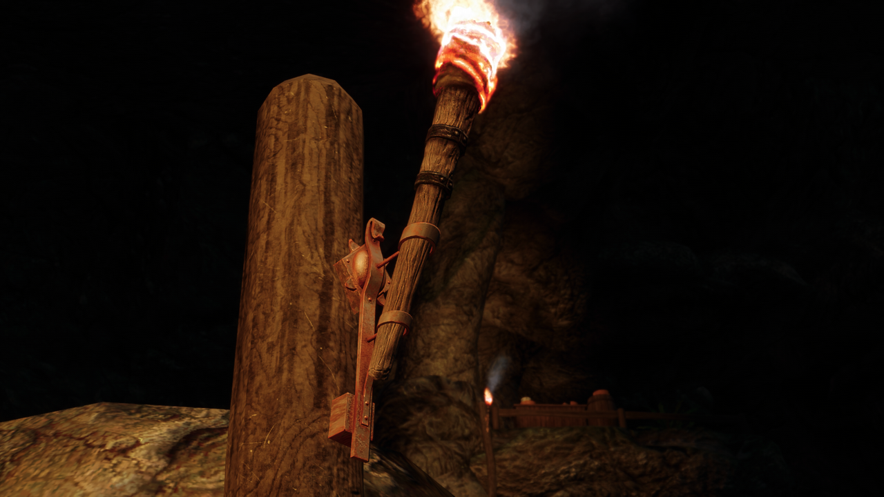 Halffaces - small edit of torch sconce at Skyrim Special Edition Nexus ...