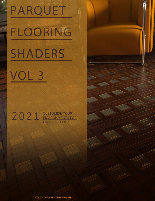 Parquet Flooring Shaders Vol 3 2025 - Free Daz 3D Models