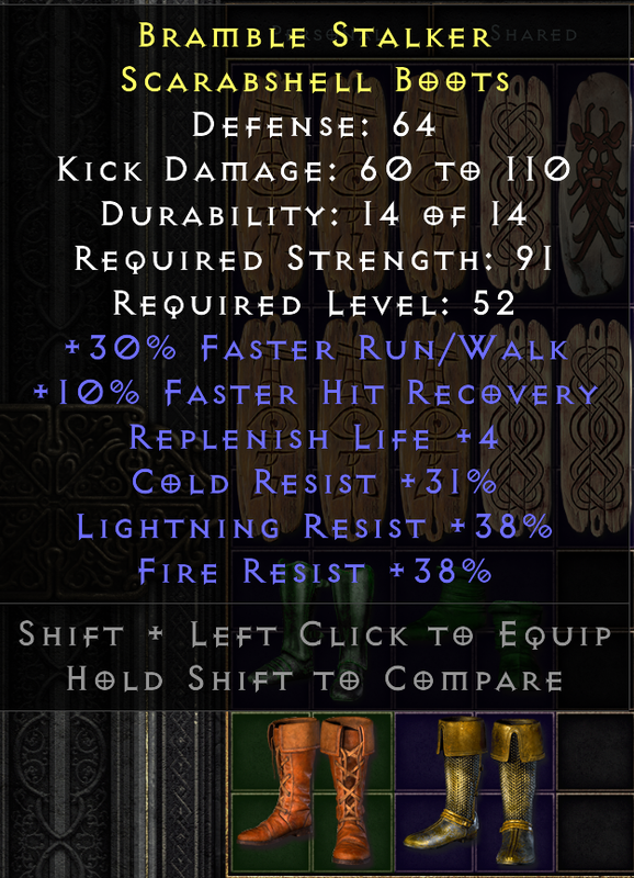 Gg Tri/quad Res Boots Ft ( Hld / Lld ) - Topic - d2jsp