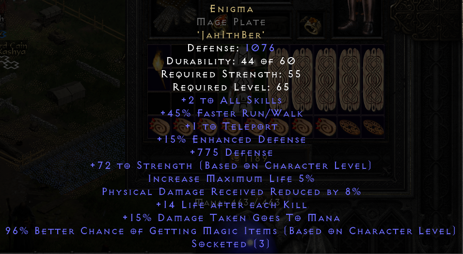15/0/775 Enigma Mage Plate Ft - Topic - d2jsp