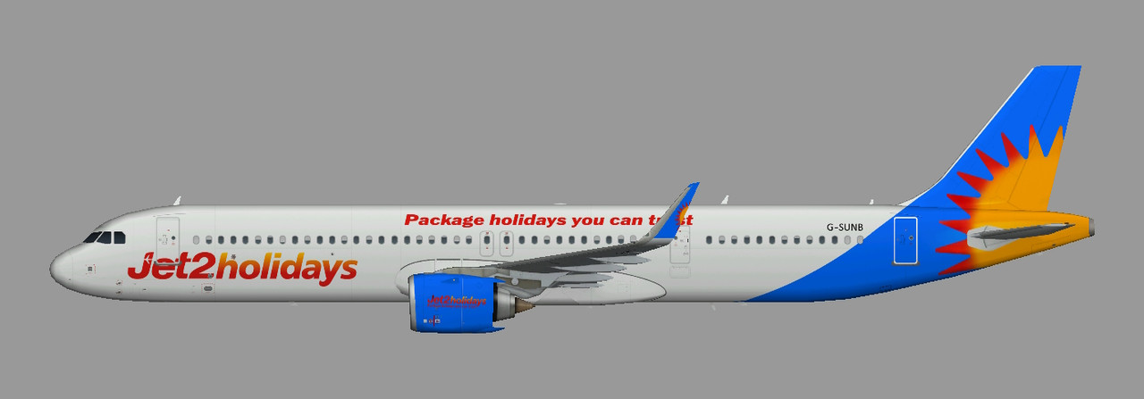 Airbus A321neo Jet2 G-SUNB ‘Jet2Holidays’ – Azure AI