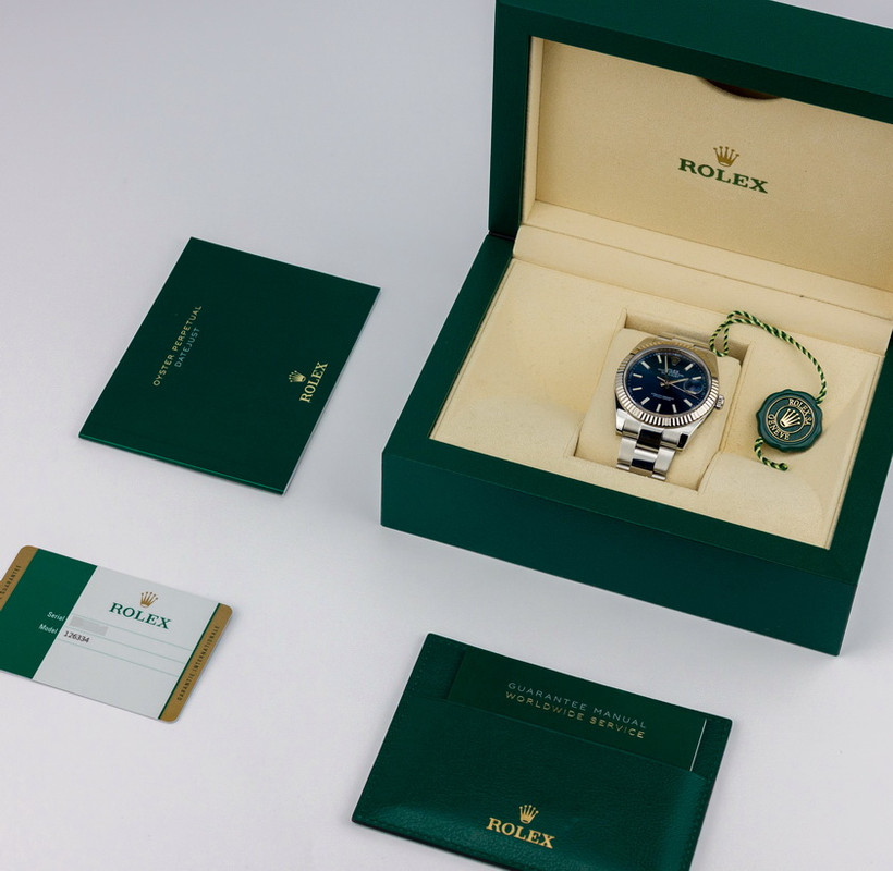 Rolex Datejust 41 ref 126334 Bright Blue dial 3 — Postimages