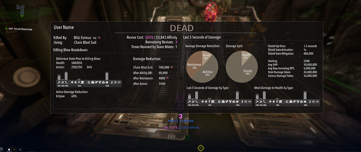 UI QoL: Death Screen Request - Art, Animation, & UI - Warframe Forums
