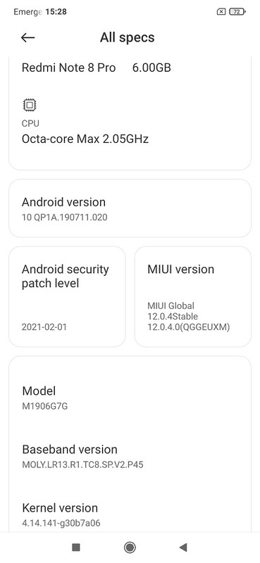 Xiaomi Redmi Note 8 Pro (begonia) IMEI/EMI - GSM-Forum