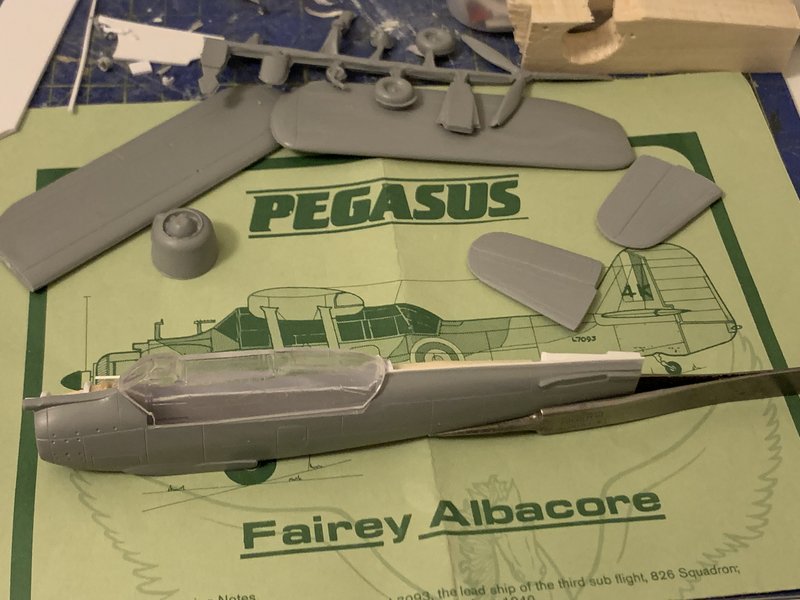 Half a Pegasus Albacore - finished - Work in Progress - Aircraft ...