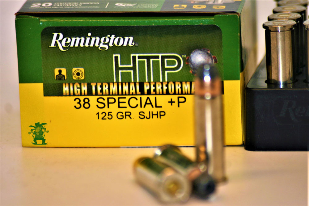 38 Special +P Remington HTP SJHP Fast 125 Grain 38+P Nickel/Brass 20 ...