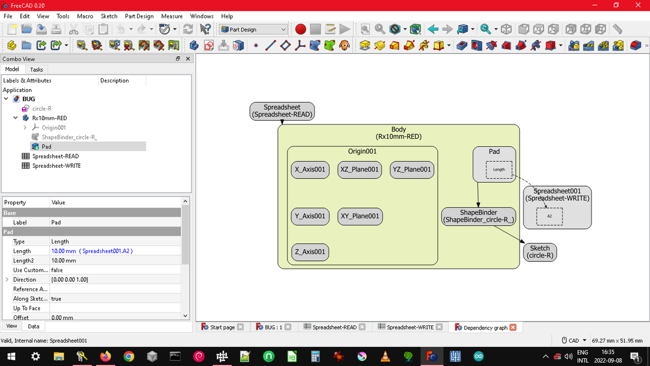 Part Design Reading Values Into Spreadsheet NOT WORKING FOR ME part-design-reading-values-into-spreadsheet-not-working-for-me