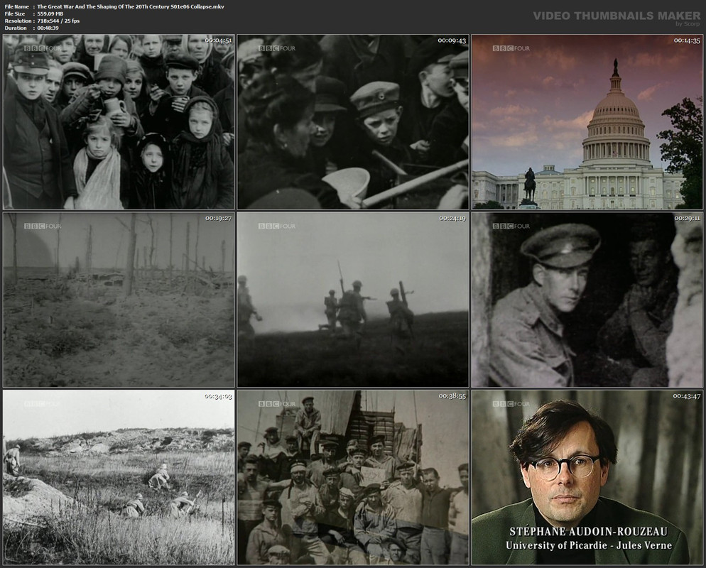 The Great War And The Shaping Of The 20 Th Century S01e06 Collapse mkv ...