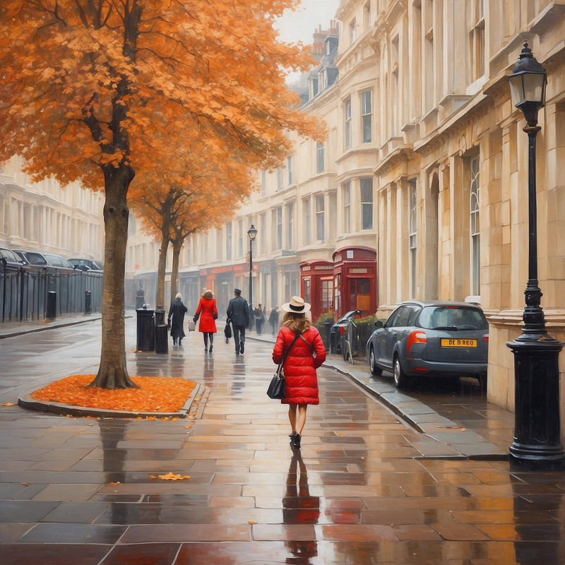 girl walking london — Postimages