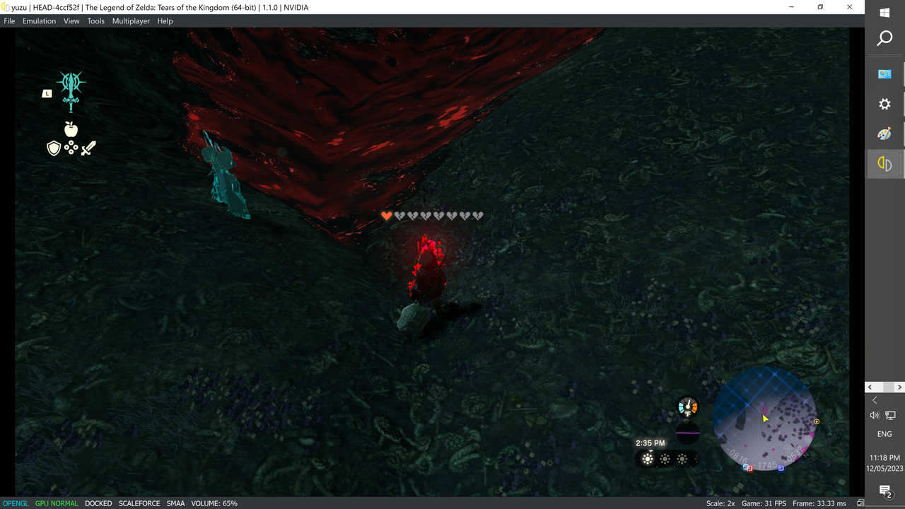 TotK YUZU bugged gloom rendering : r/yuzu