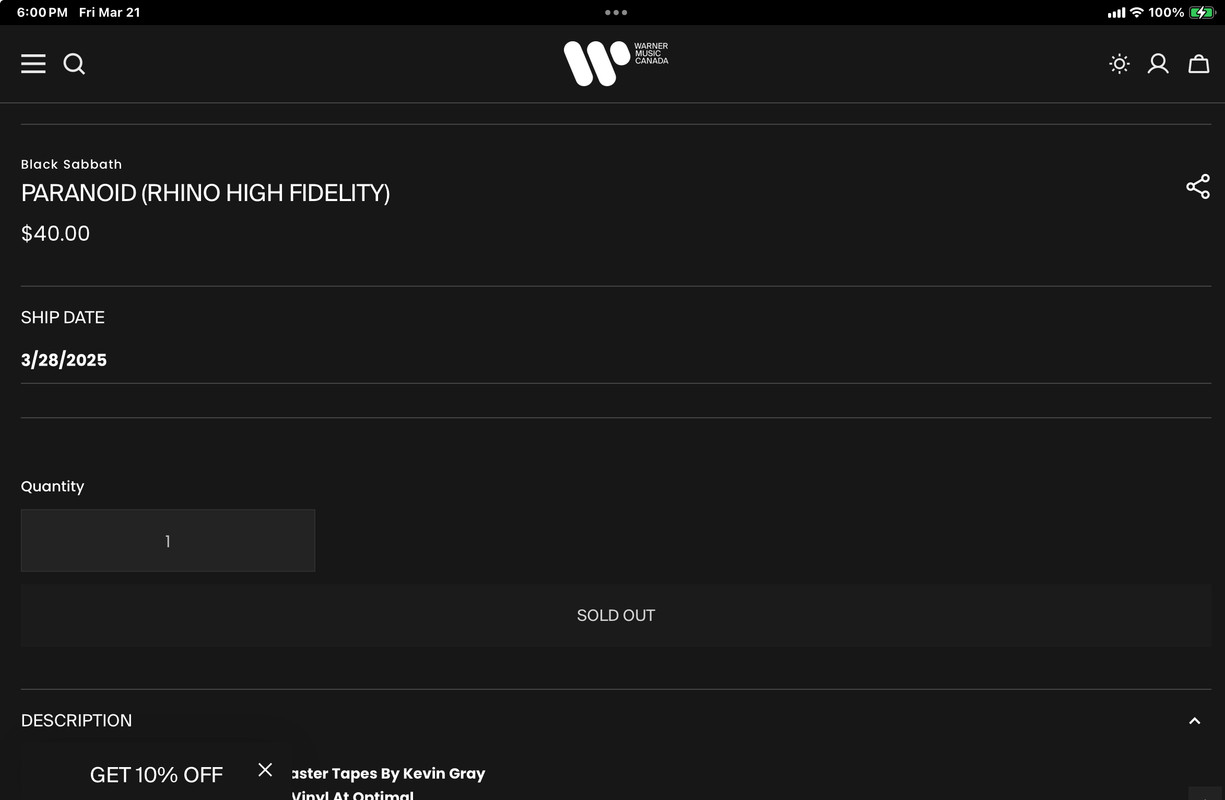 New Rhino Audiophile series announced: High Fidelity (inc. The Cars, John Coltrane) * | Page 869 ...