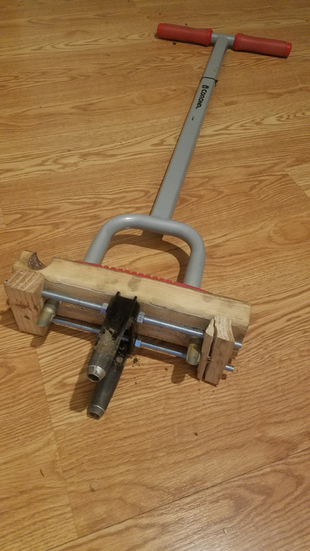 Custom Homemade Manual Aerator | Lawn Care Forum