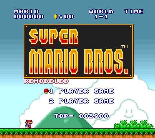 Super Mario Bros. Remodeled (A Super Mario All Stars - SMB1 Hack ...