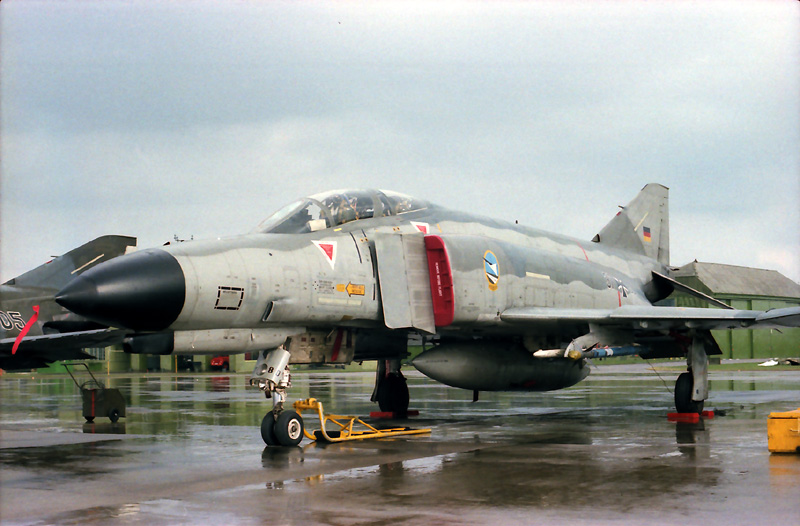 WGAF JG-74 F-4F Phantom exchange 11Sqdn. Binbrook March 1985 ...
