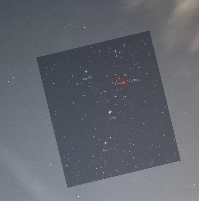 M101. Did i capture the supernova from iphone 30 second exposure? : r ...