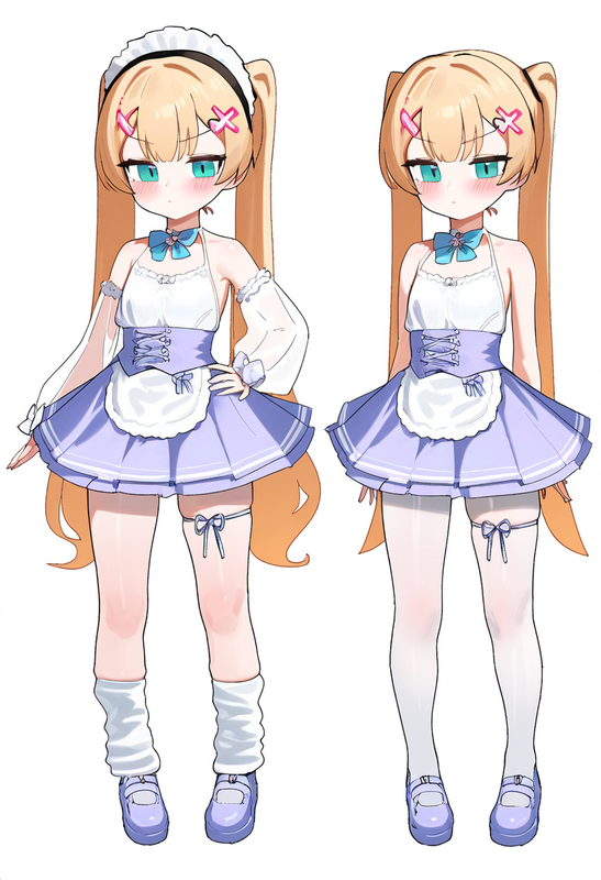 1girl mikozin NDGD ohlia kobayashi ritz reoen tsundere aged down upper ...