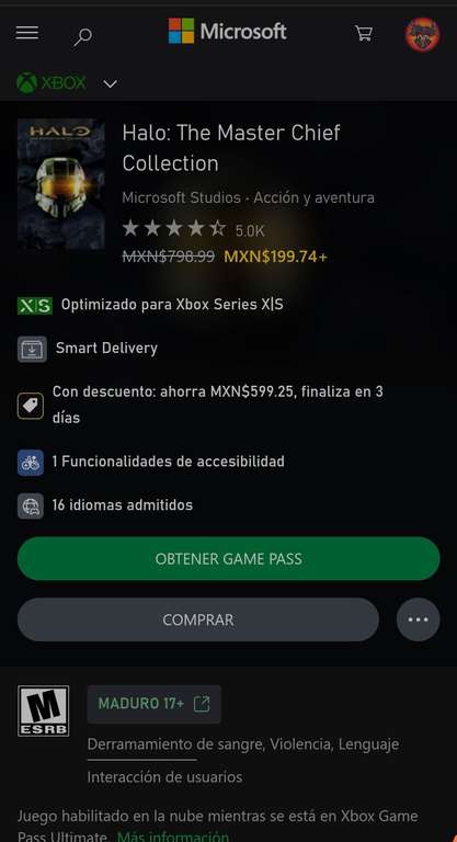 Xbox : Halo: The Master Chief Collection