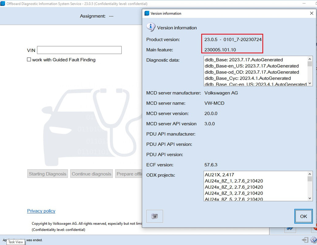 ODIS Service 23.0.1 + Activations