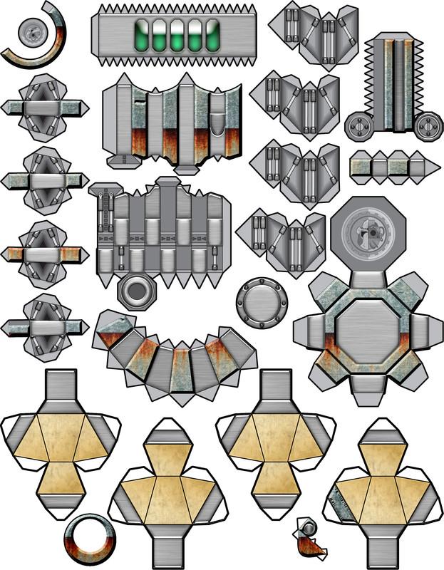 Warhammer 40 K Titan Imperial Knight Papercraft — Postimages