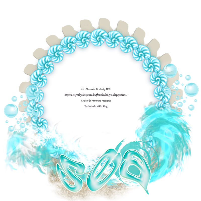 MBM Freebie Time- Cluster Frames: Summer Splash